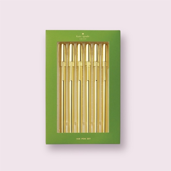 kate spade | Office | Kate Spade New York Pen Set Strike Gold | Poshmark